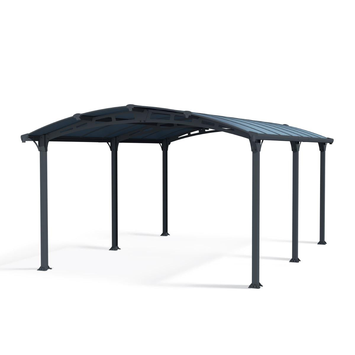 Arcadia Aluminum Carport 12 x 17 x 7 ft. | Palram-Canopia – Delightful Yard